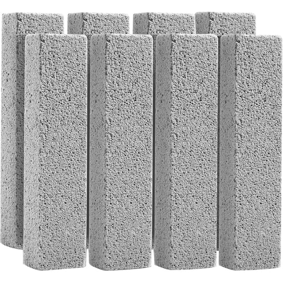 8 Pack Pumice Stone for Toilet Bowl Cleaning, Scouring Stick Remove ...