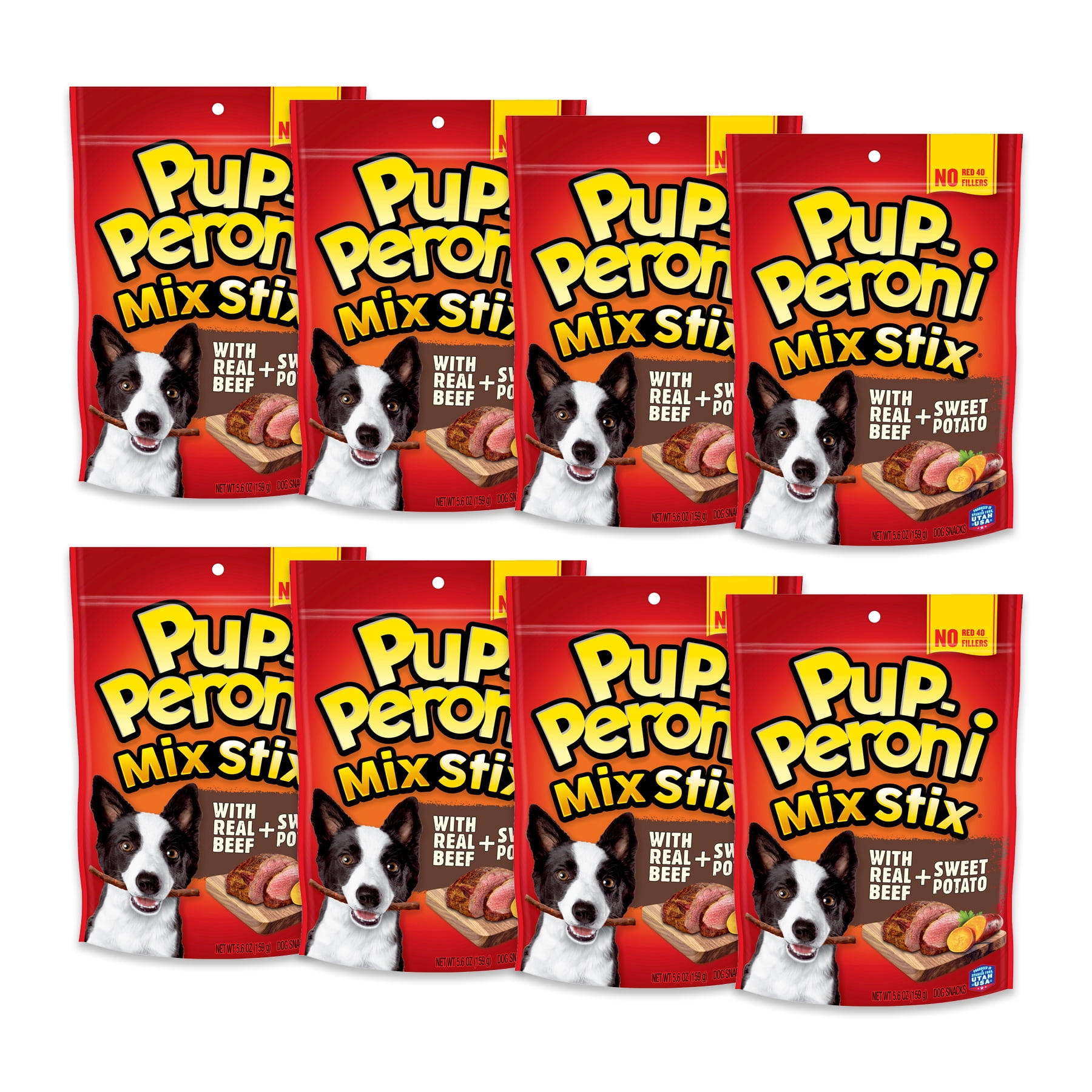 Pup-Peroni Dog Treats with Real Beef and Sweet Potato, Soft Chewy ...