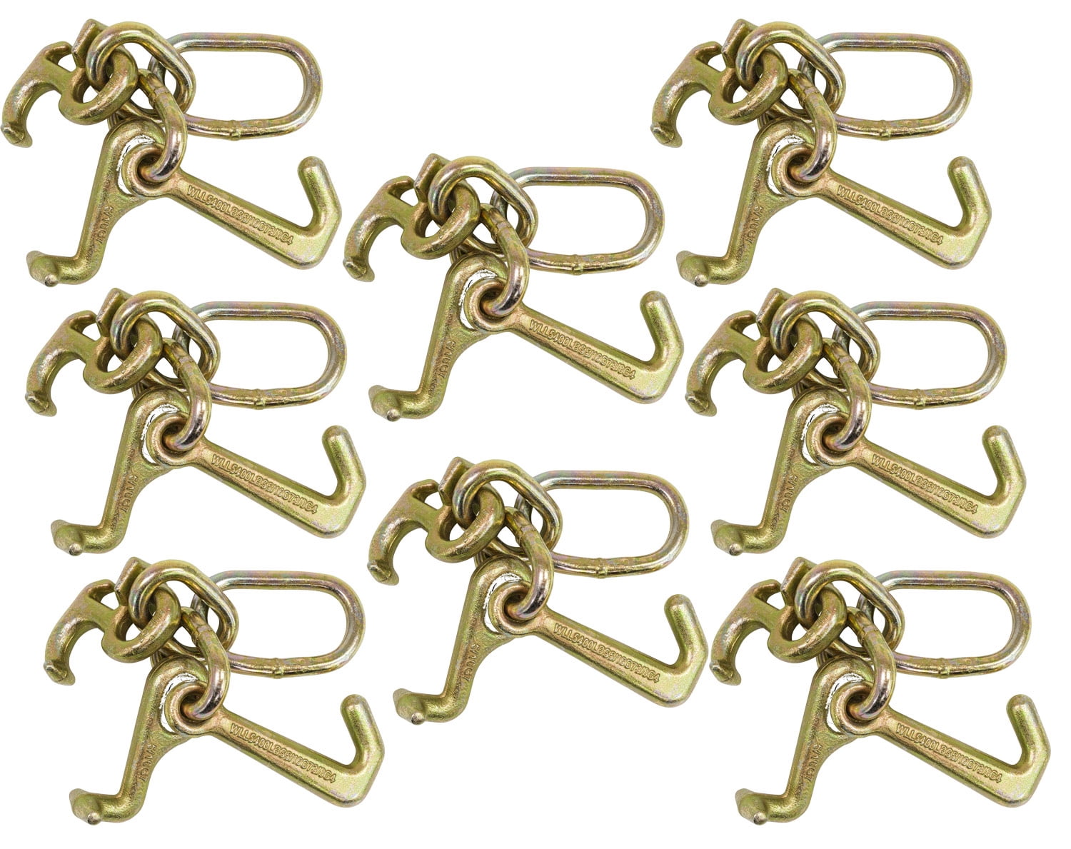 (8 Pack) RTJ Cluster Hook Heavy Duty Wrecker Hauler Tow Towing Truck ...