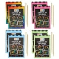 Bright Creations 8 Pack Rainbow Scratch Art Crafts Kit for Kids with ...