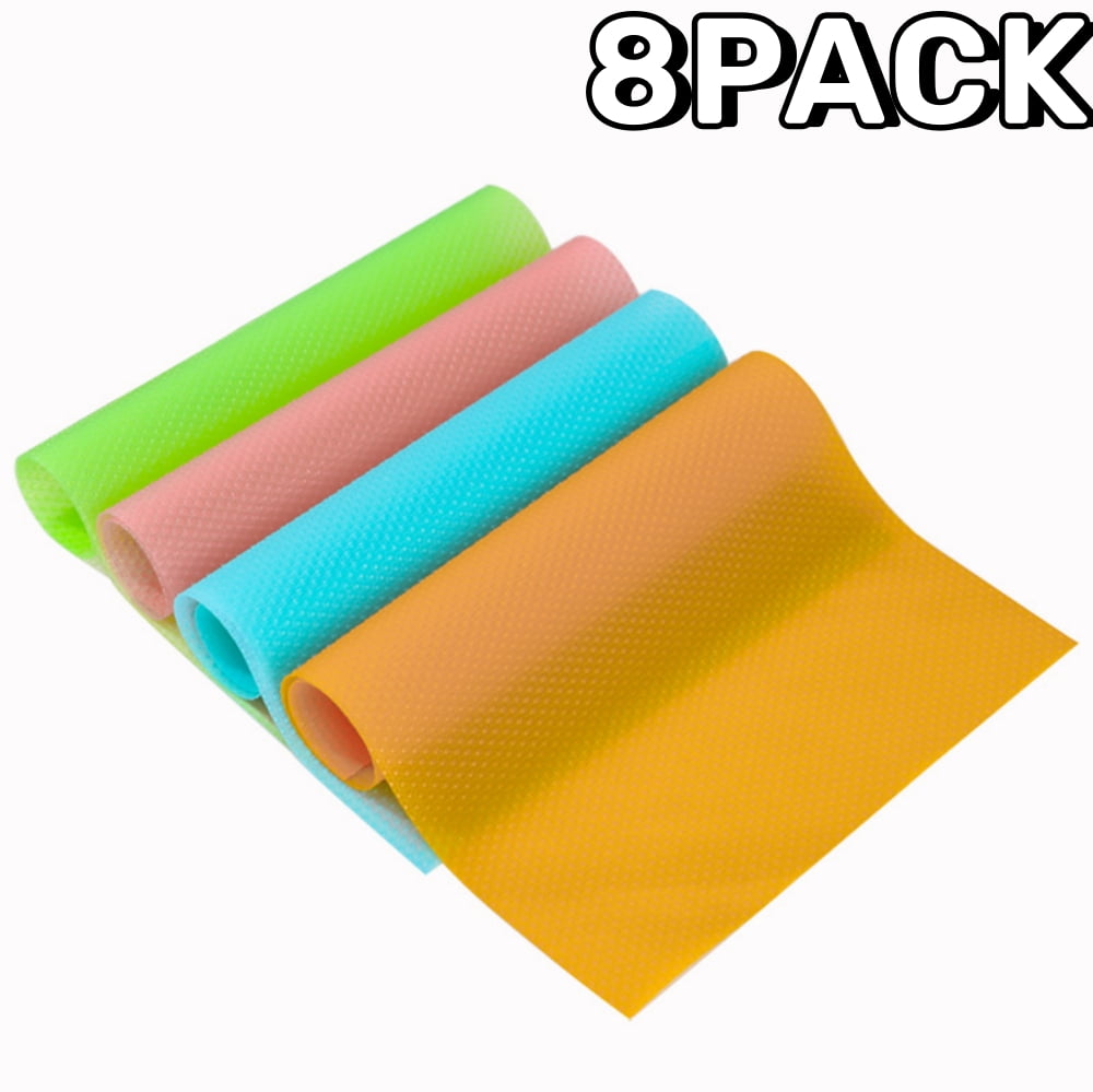 8 Pack Refrigerator Liners Mats Washable, MODANU Refrigerator Mats ...