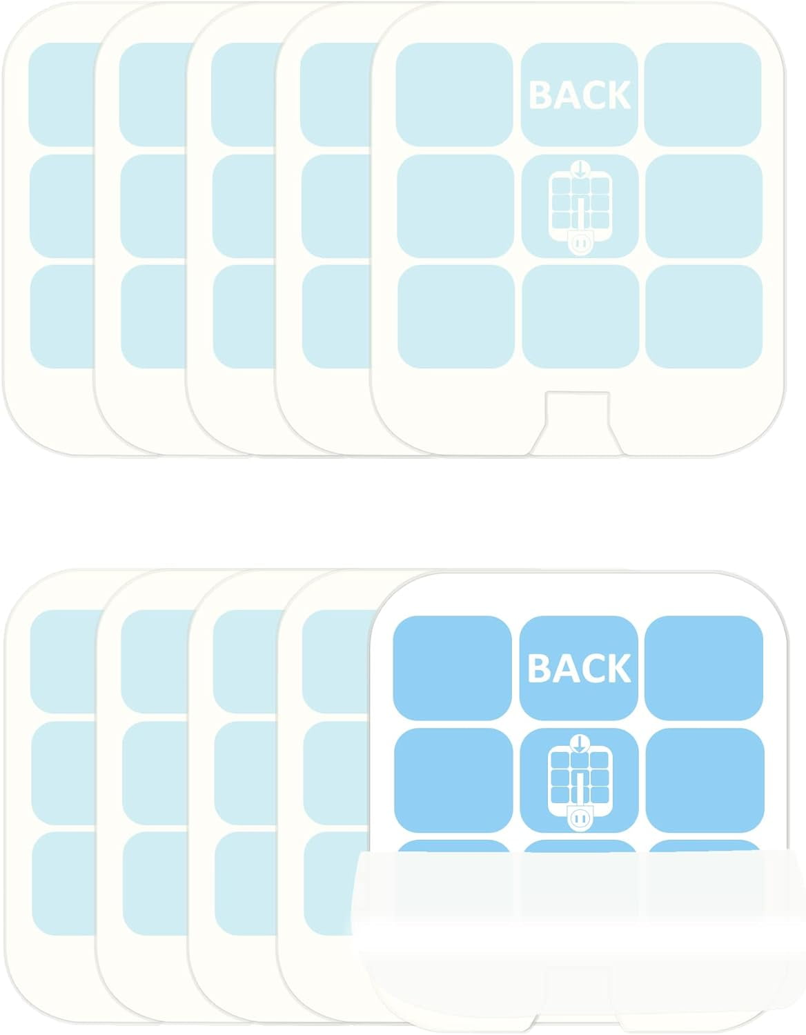 10Pack Replacement Sticky Card for Safer Home SH502, Compatible with ...