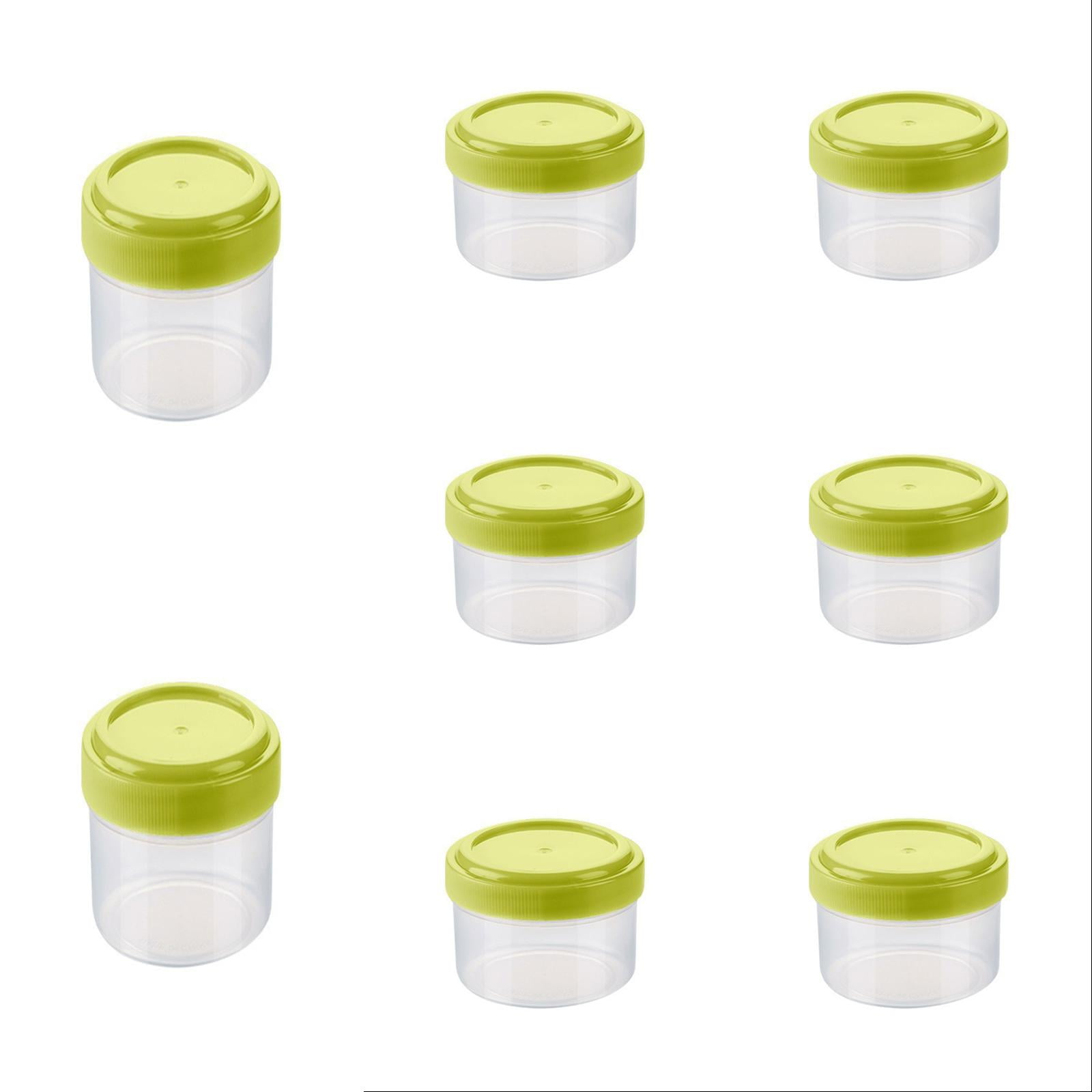 8 Pack Reusable Freezer Containers with Lids - Airtight Leakproof ...