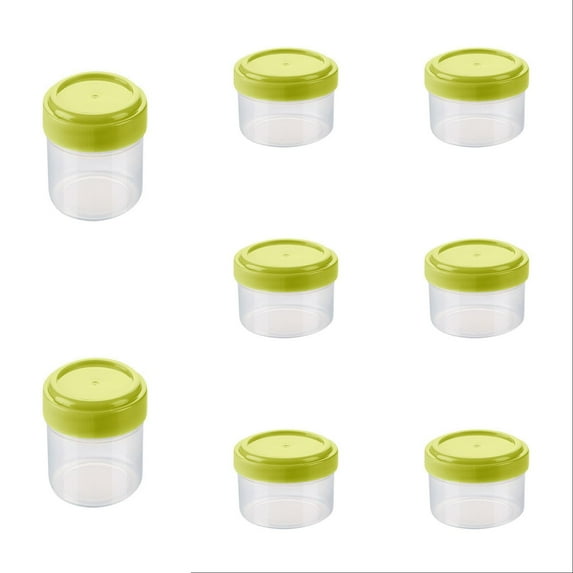 8 Pack Reusable Freezer Containers with Lids - Airtight Leakproof ...