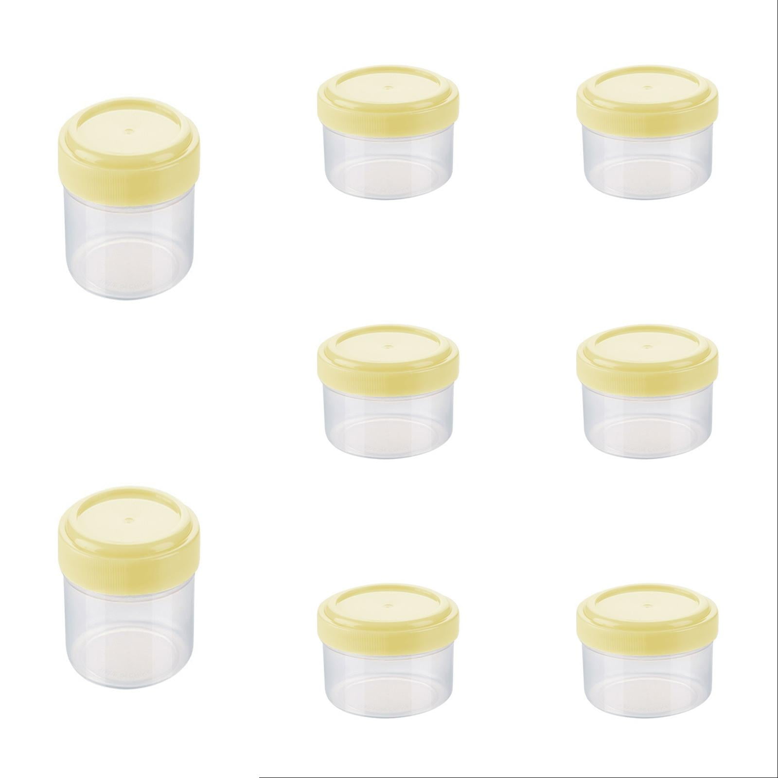8 Pack Reusable Freezer Containers with Lids - Airtight Leakproof ...