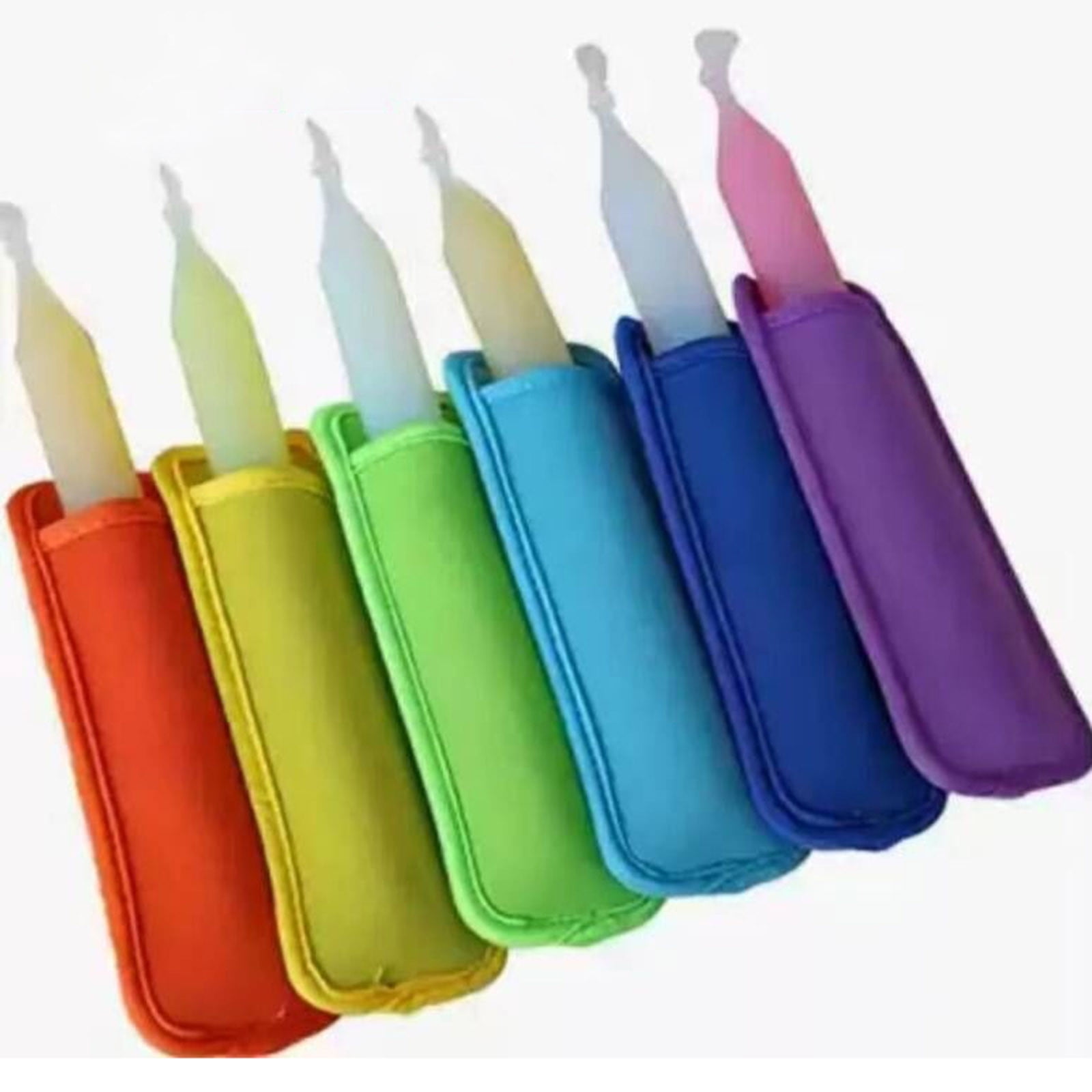 8-Pack Reusable Bags â Neoprene Freezer Sleeves for Ice Cream & Yogurt ...