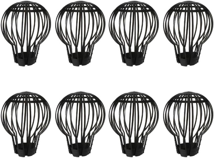 8 Pack Roof Gutter Guards Plastic, Anti-Clogging Leaf Branches Filter ...
