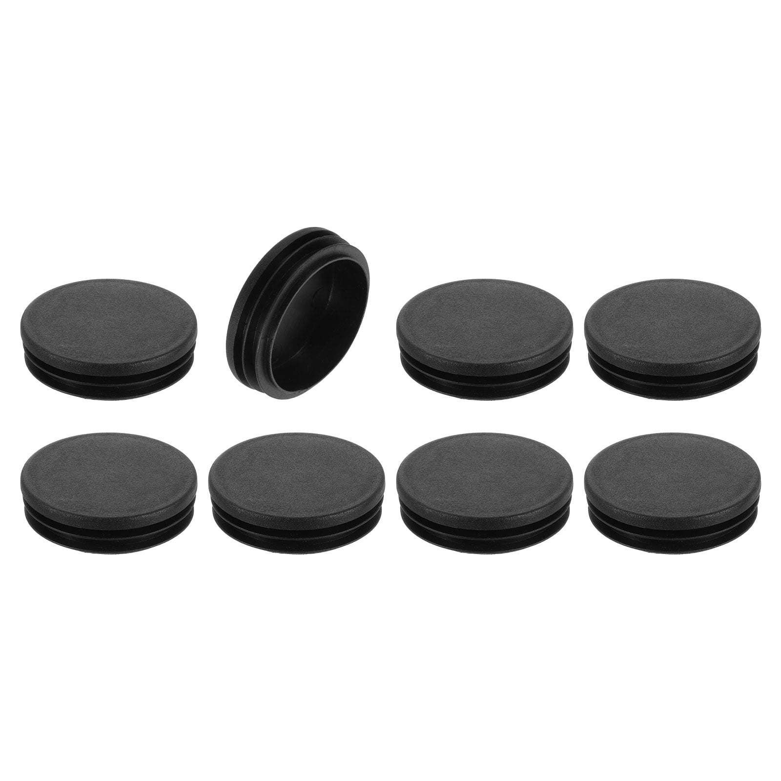 8 Pack Round Plastic Plug, Black Tubing End Cap Plugs, 60mm(2.36 Inch ...