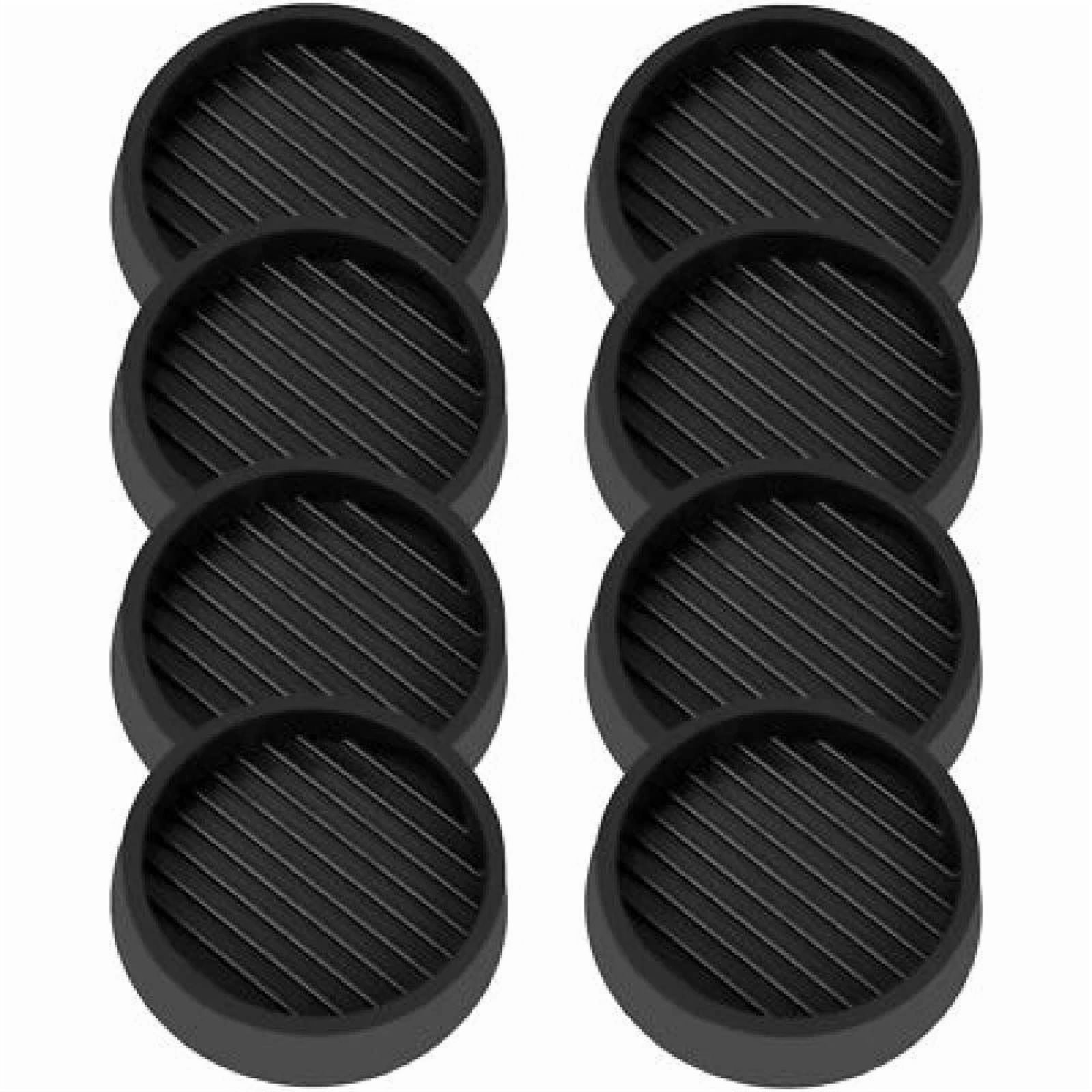 8 Pack Round Rubber Furniture Cups With Anti-Sliding Floor Grip, Non ...