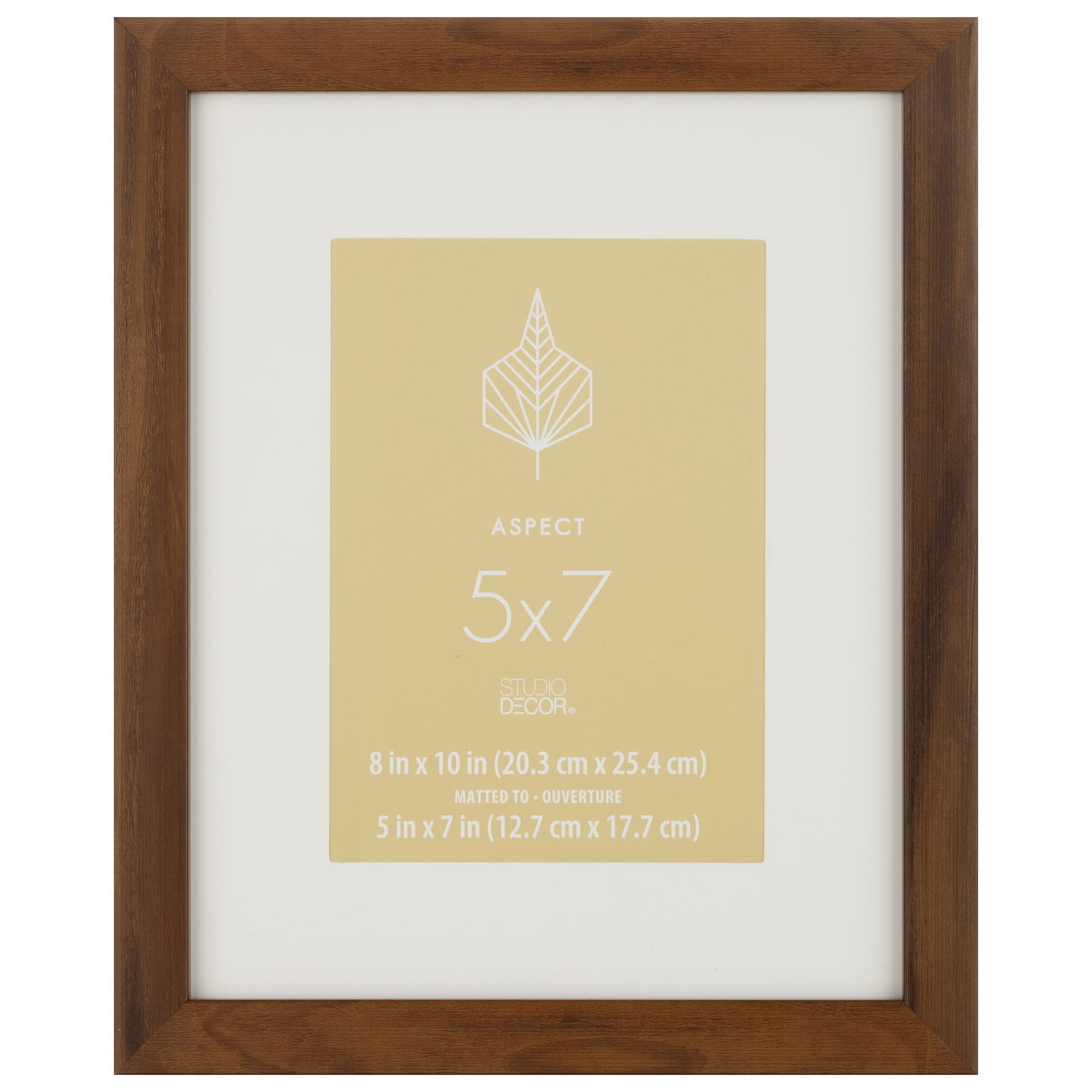 8 Pack: Rustic 5" x 7" Frame with Mat, Aspect by Studio Décor ...