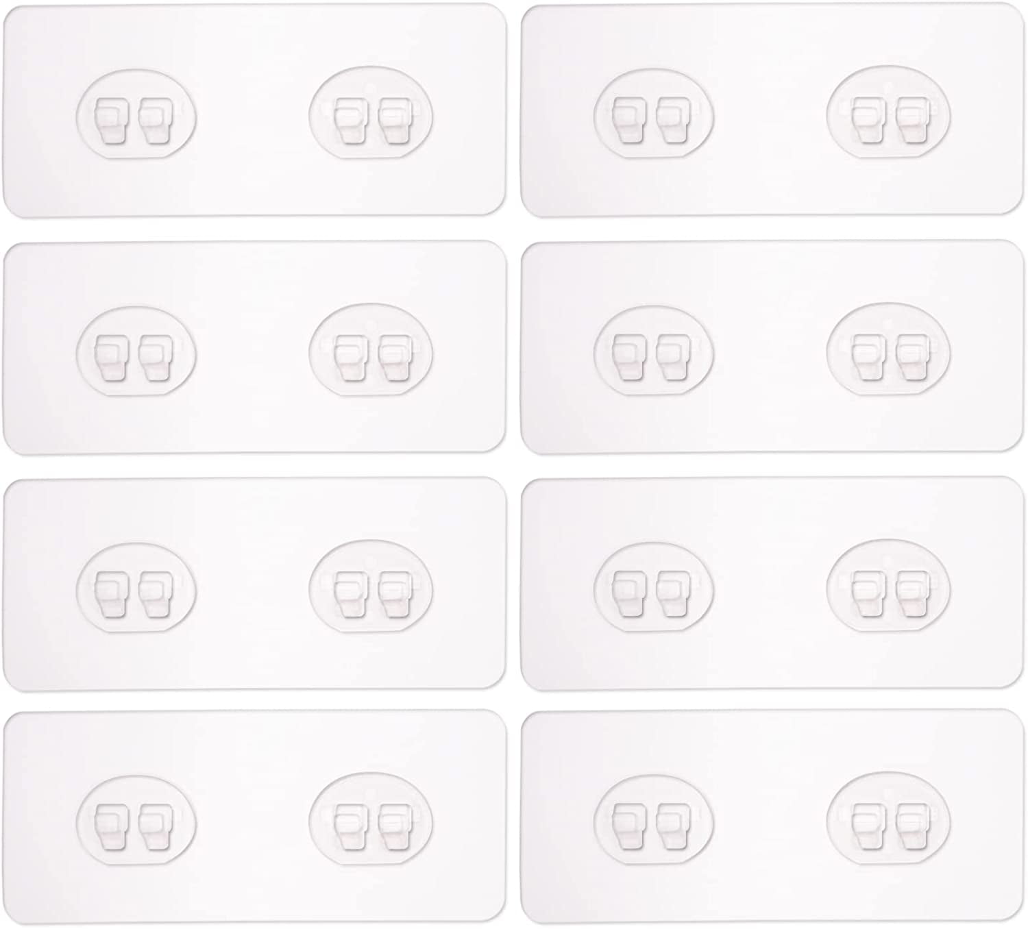 8 Pack Shower Caddy Adhesive for Replacement, Strong Transparent ...