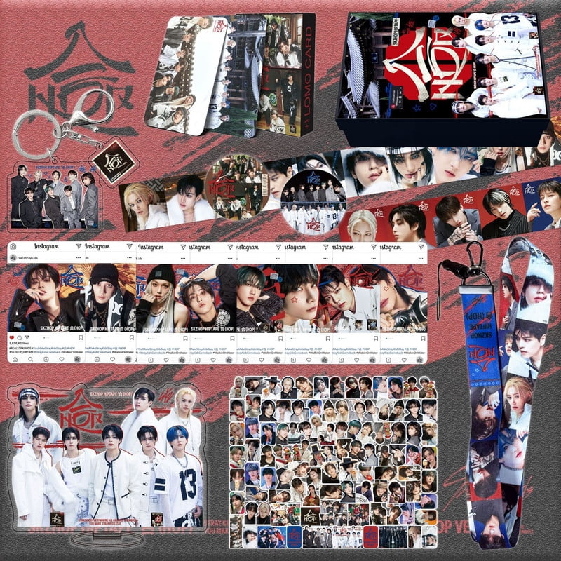 8-Pack Skz Merch Stray Fans Gifts Set, Including Photocards, Stickers ...