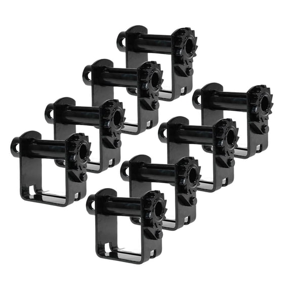 (8 Pack) Sliding Winch for Flatbed Trailer - 5500 lbs WLL Deep Profile ...