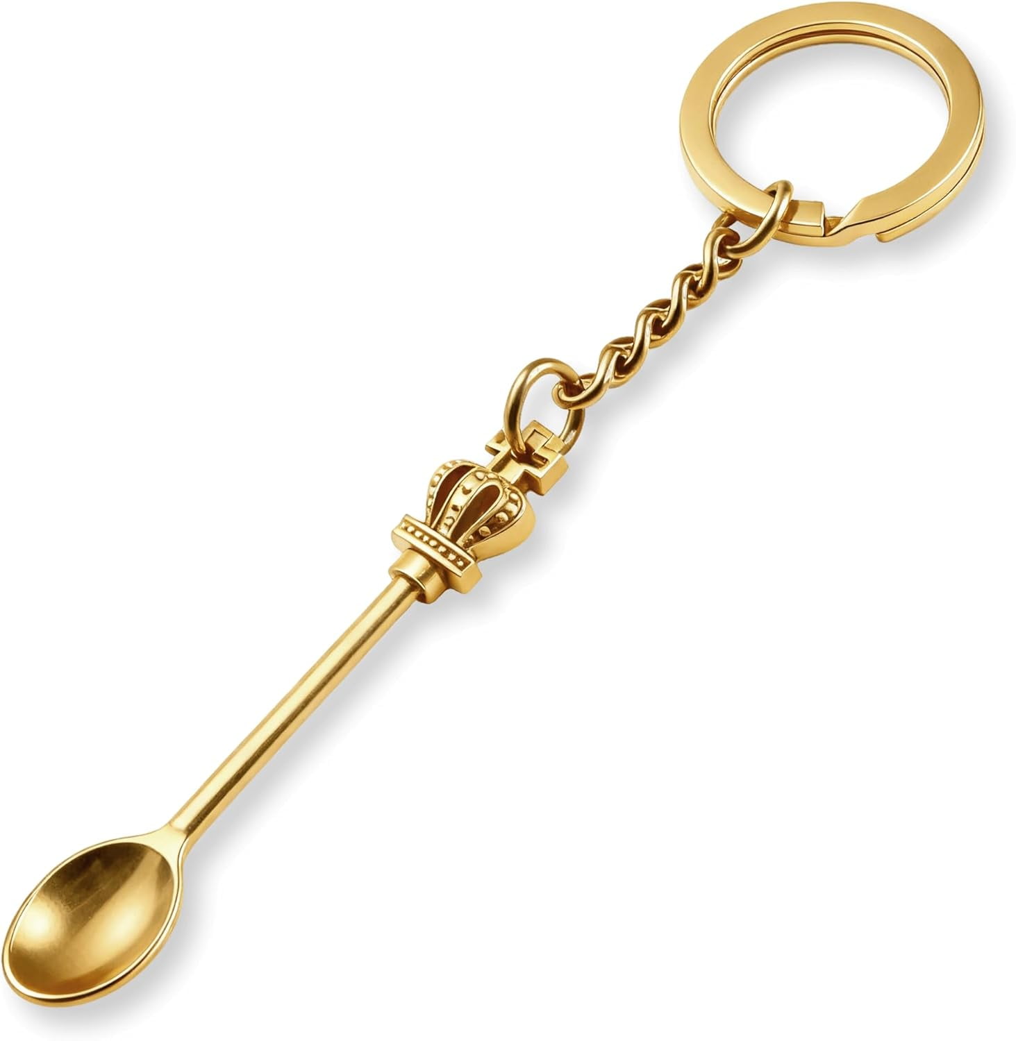 8 Pack Small Measuring Tools Spoon Keychain with Split Key Rings, Metal ...