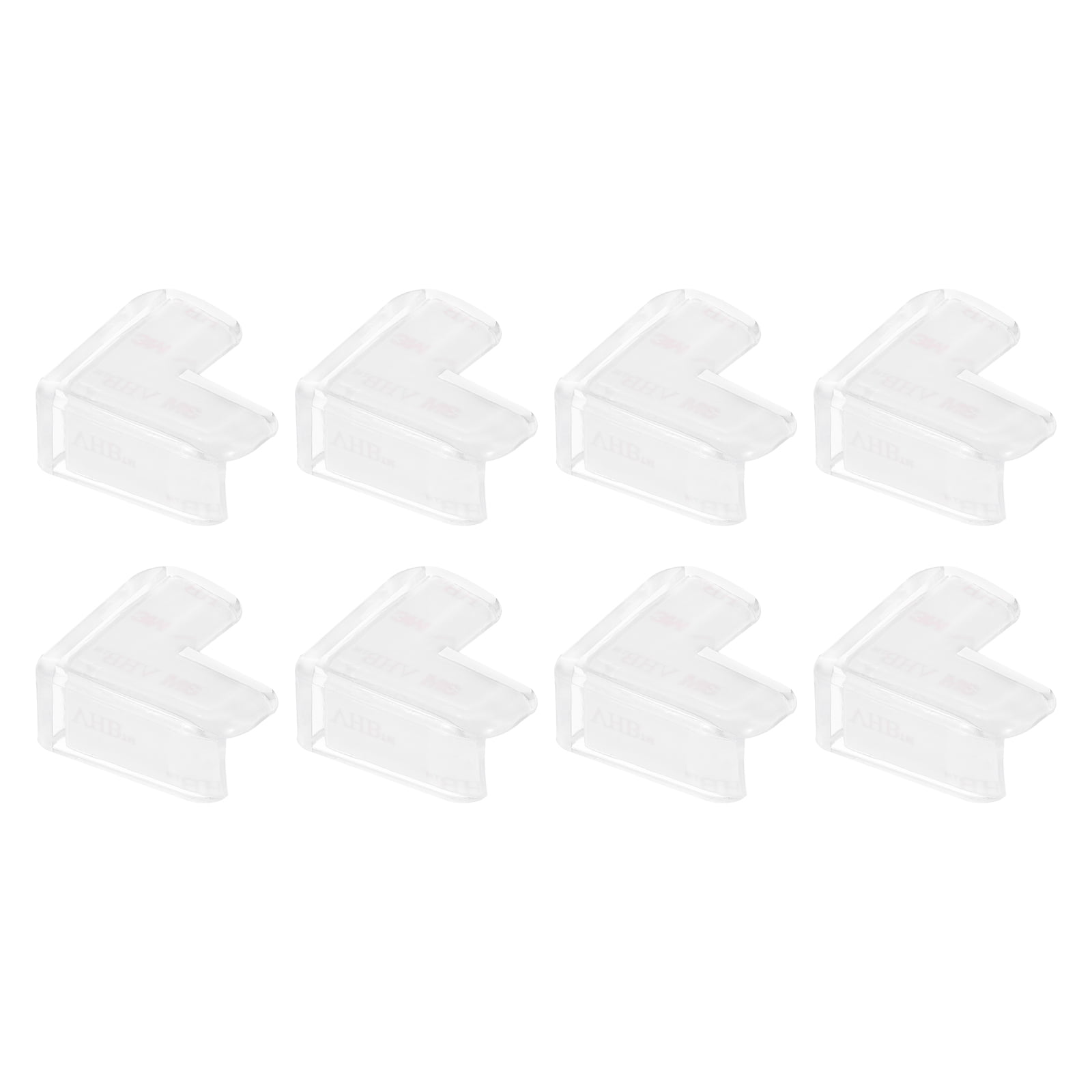 8 Pack Soft Corner Protector, PVC Furniture Proofing Bumper Cushion ...