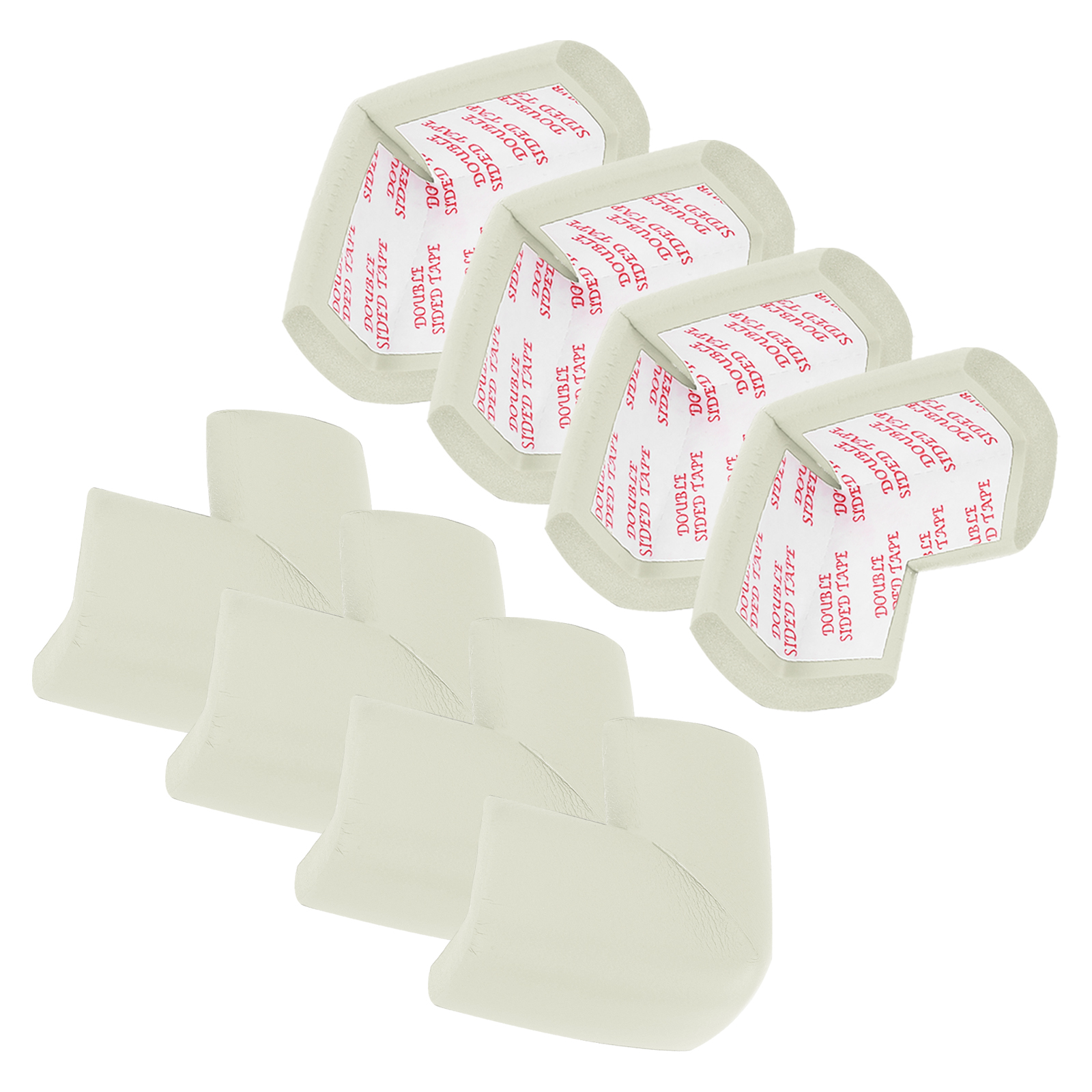 8 Pack Soft Corner Protector, Rubber Foam Furniture Proofing Corner ...