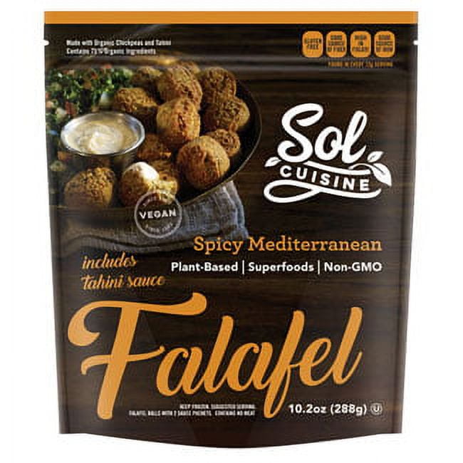 (8 Pack) Sol Cuisine Falafel with Tahini Sauce, 10.19 Ounce - Walmart ...