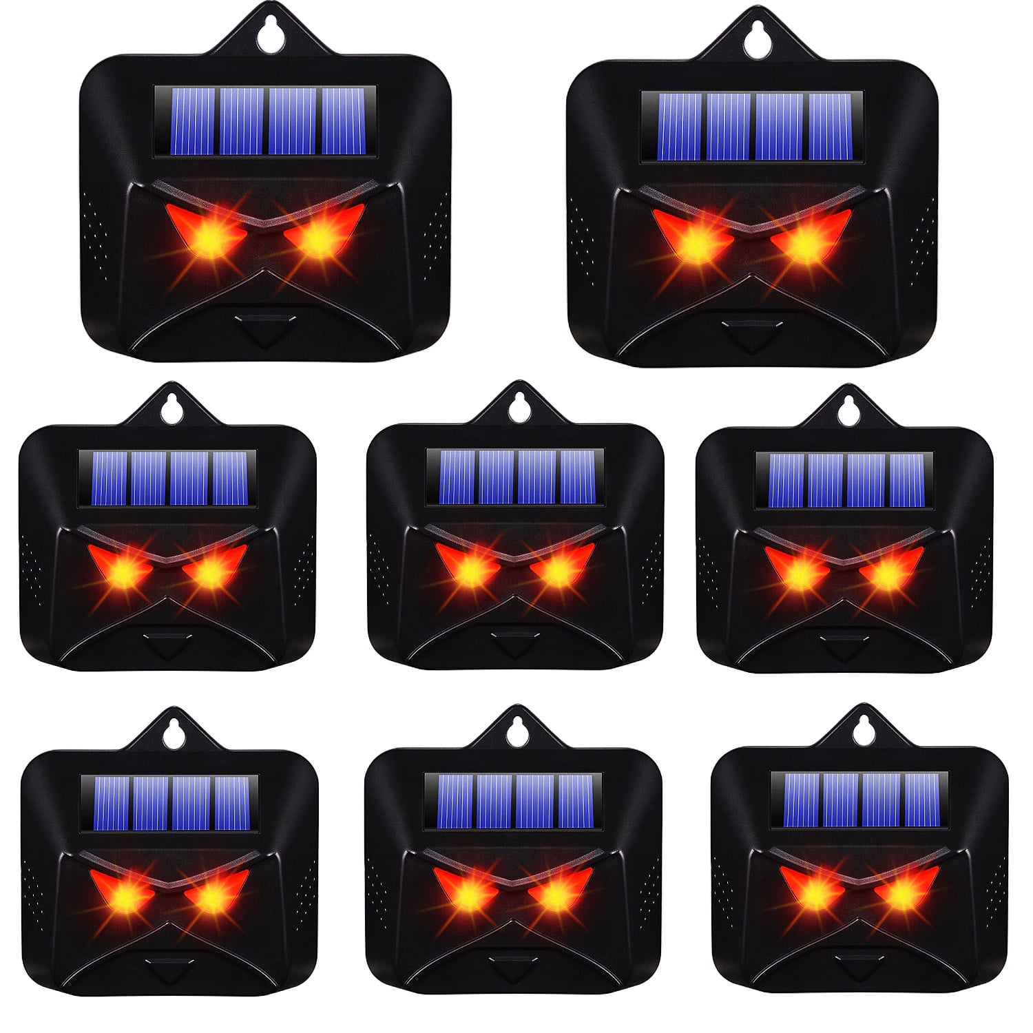 8 Pack Solar Animal Repeller Predator Lights Deterrent for Coyote Fox ...