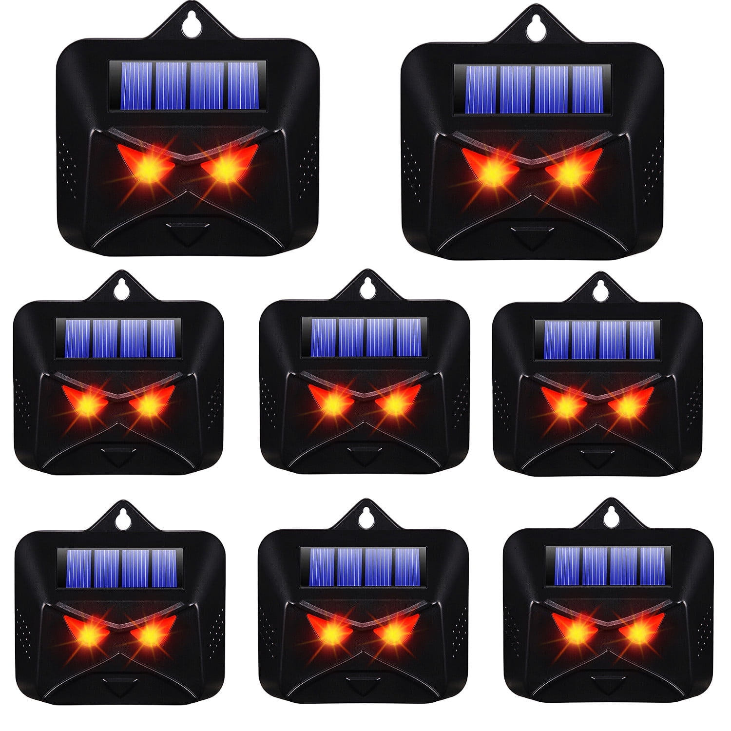 8 Pack Solar Animal Repeller Predator Lights Deterrent for Coyote Fox ...