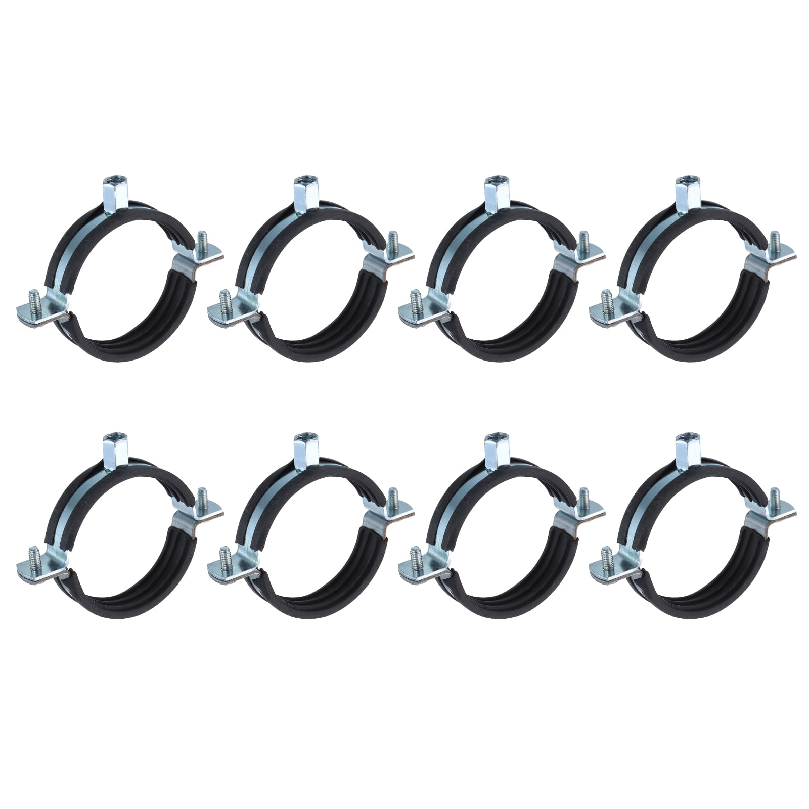 8 Pack Split Ring Pipe Hanger, 75mm/3inch Adjustable Pipe Bracket Clamp ...