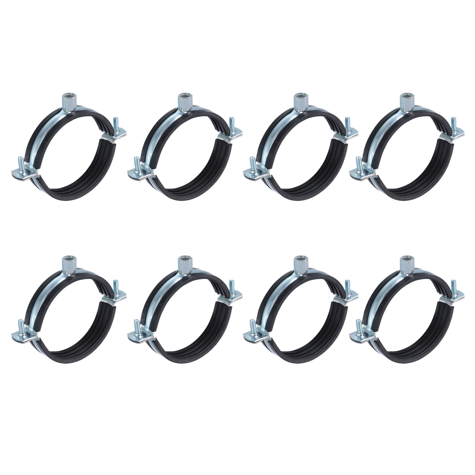 8 Pack Split Ring Pipe Hanger, 90mm/3.5inch Adjustable Pipe Bracket ...