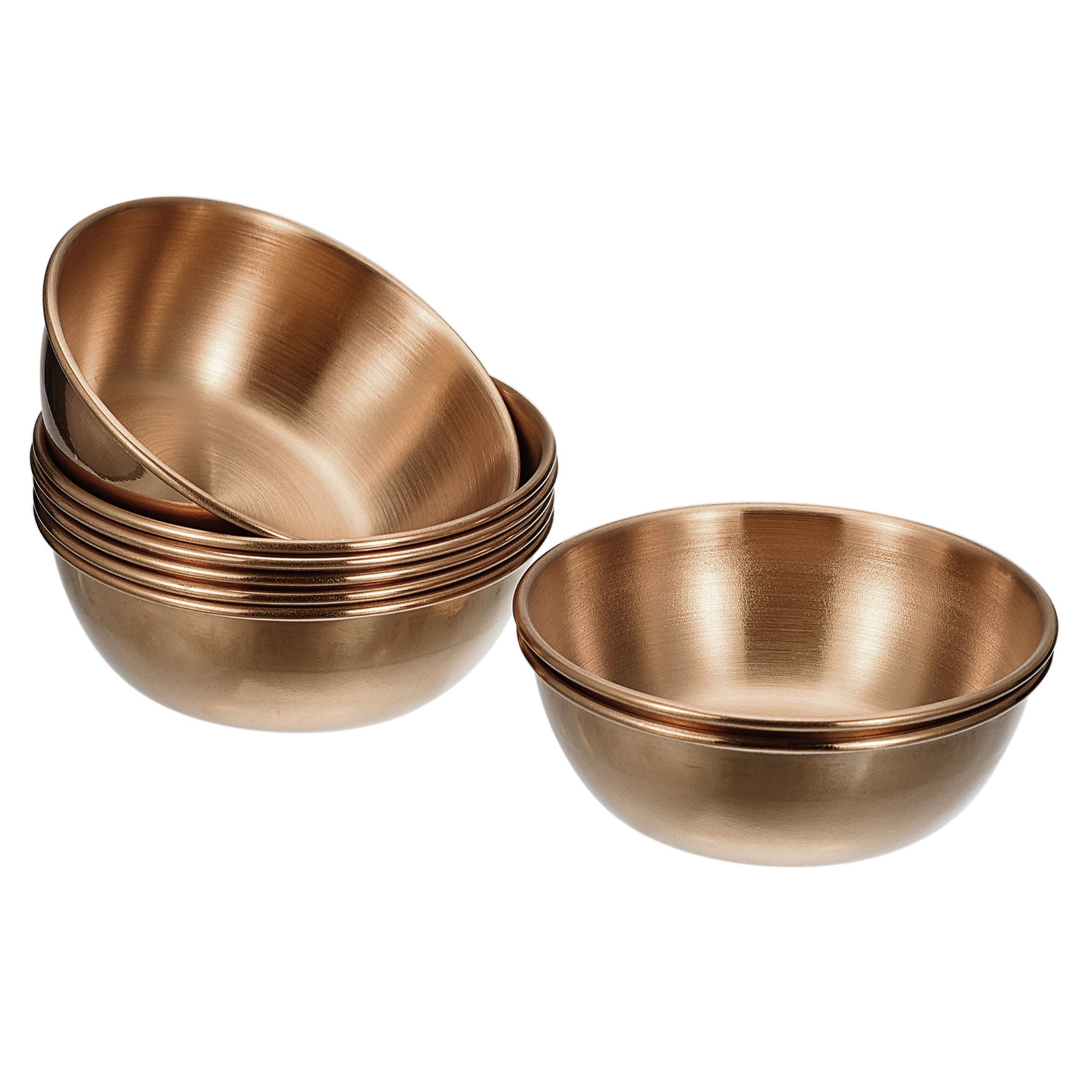 8 Pack Stainless Steel Seasoning Bowl Kitchen Snack Plate Dish Bowl r ...