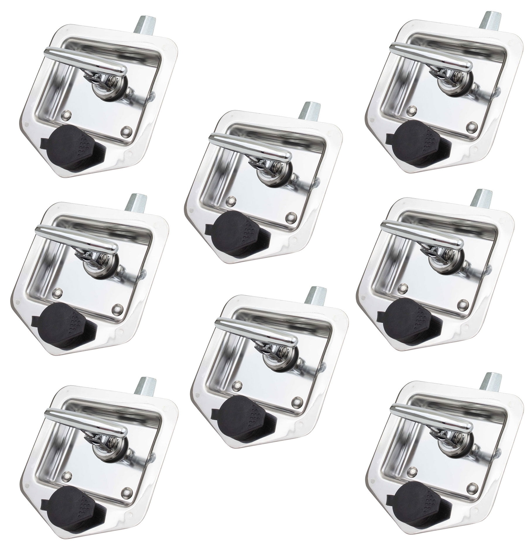 (8 Pack) Stainless Steel Tool Box Lock with Two Keys Each - Truck ...
