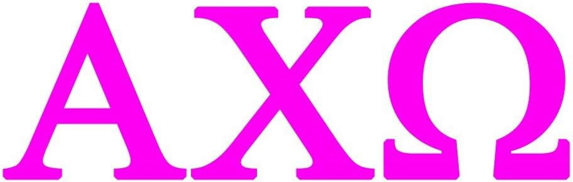 8 Pack - StickerDad® Alpha CHI Omega Vinyl Decal (Official Licensed ...