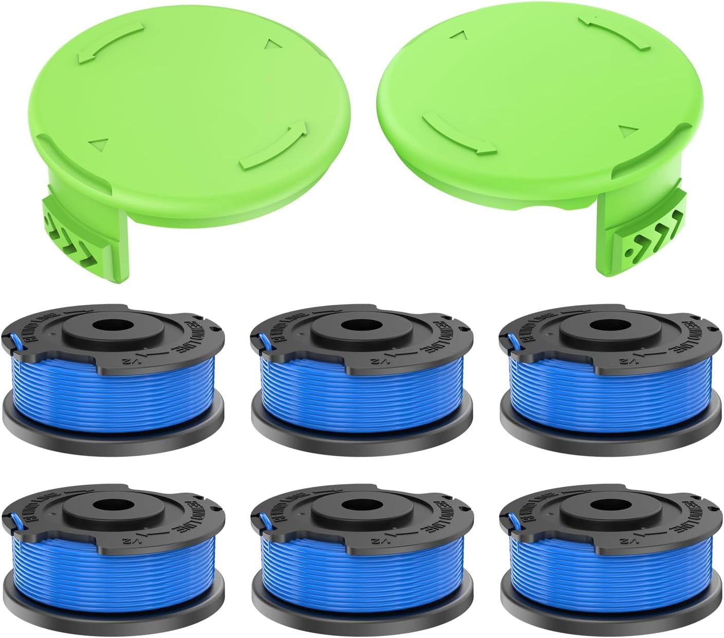 8 Pack String Trimmer Line Spool for Greenworks Weed Eater String ...