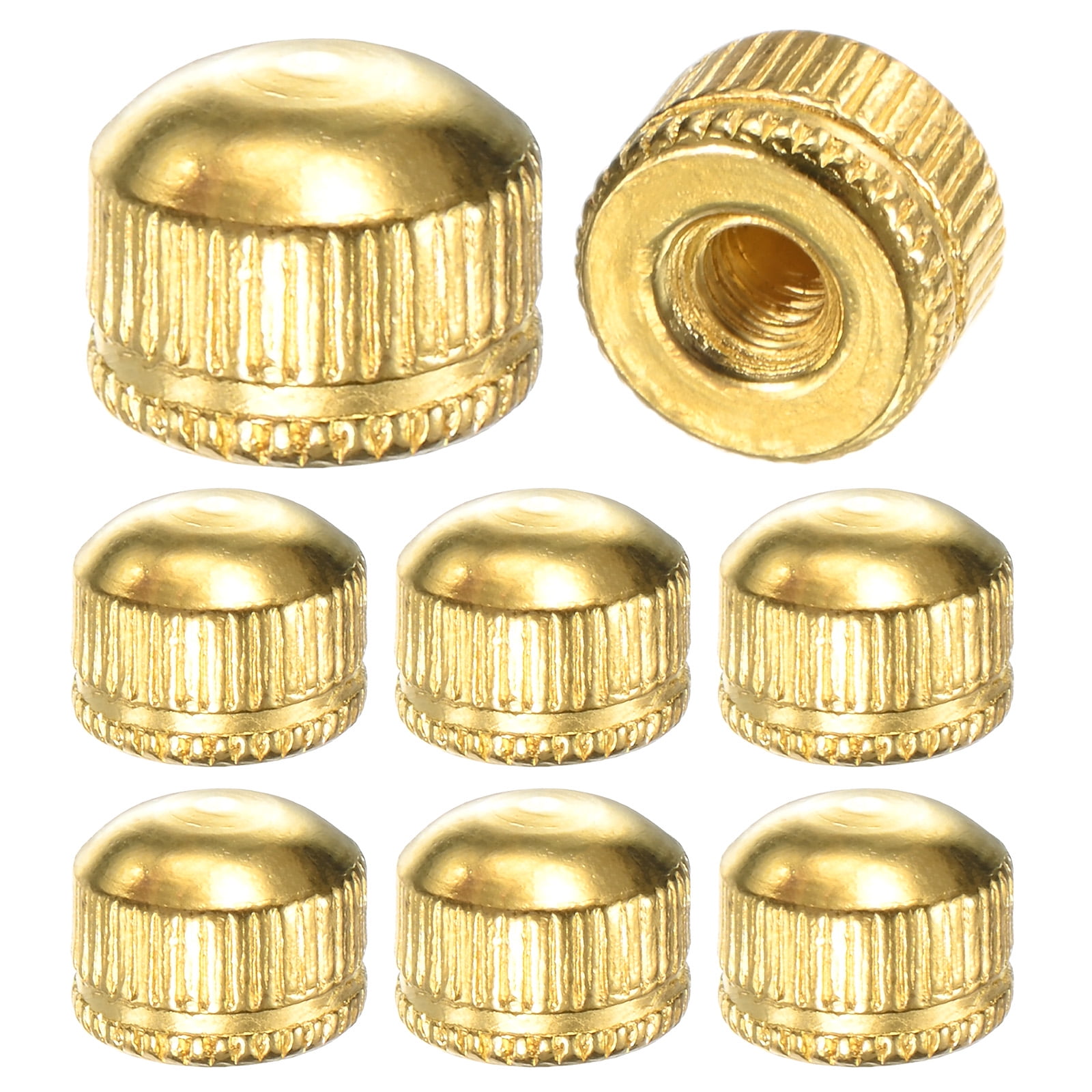 8-Pack Threaded Cap Nuts, M4x11mm Screw Caps for Light Fixture, Female ...