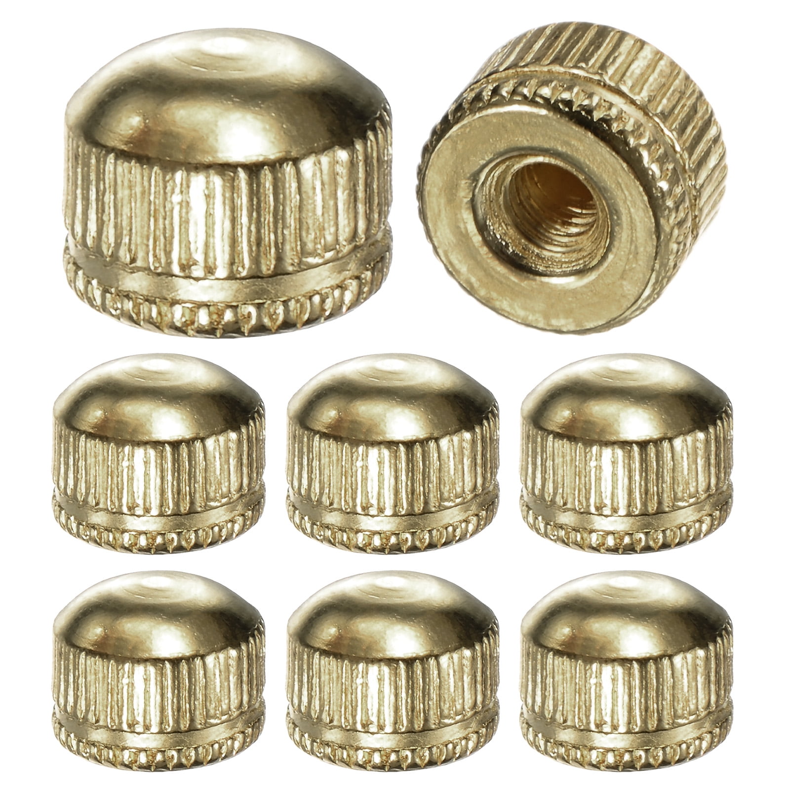 8-Pack Threaded Cap Nuts, M4x11mm Screw Caps for Light Fixture, Female ...