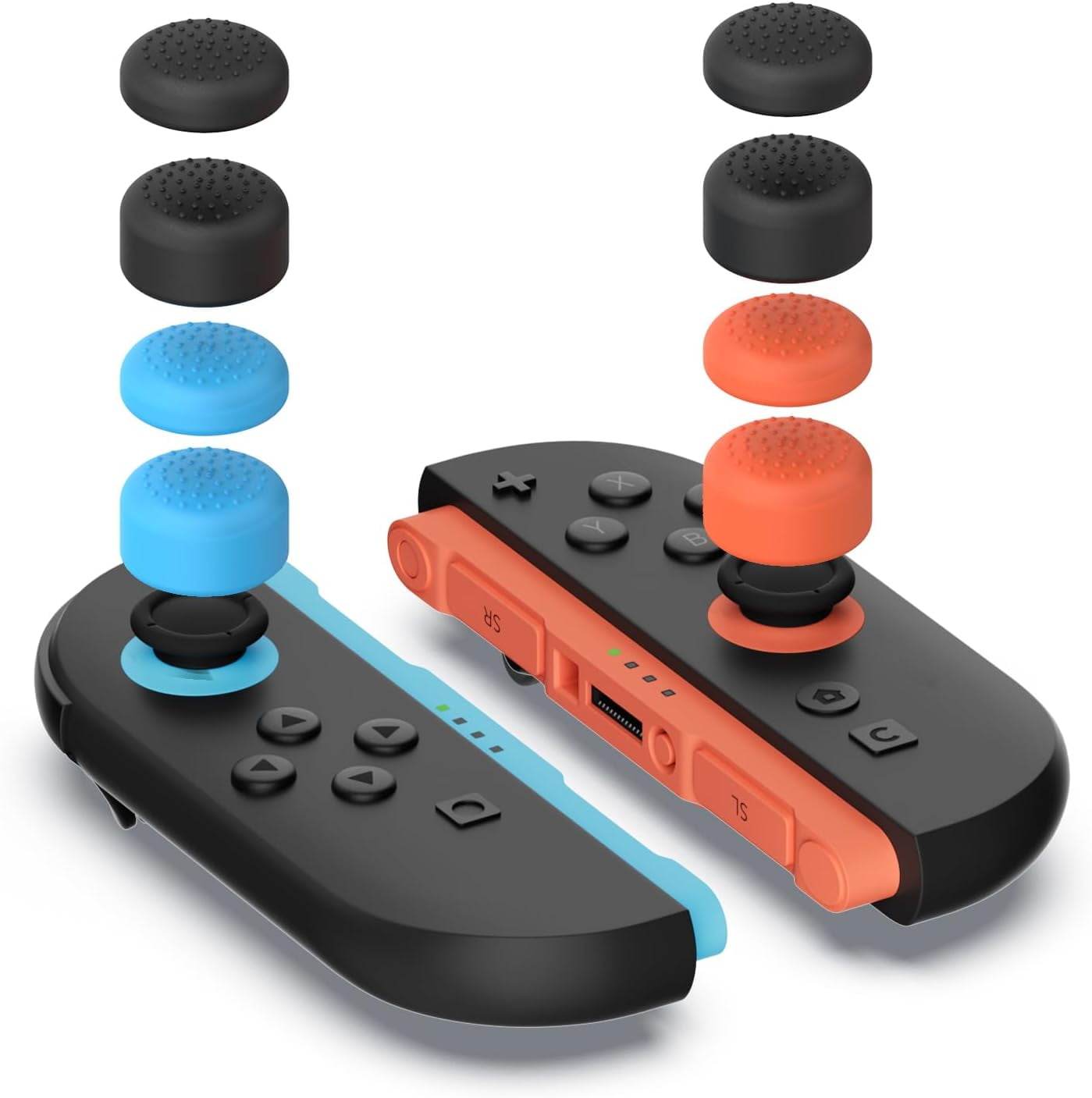 8 Pack Thumb Grips Compatible with NS Switch 2 (2025), Thumb Grip Caps ...