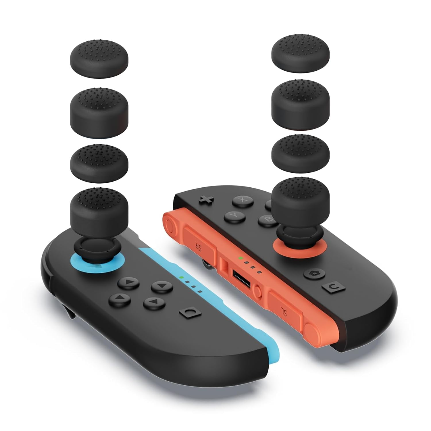 8 Pack Thumb Grips Compatible with Switch 2 (2025), Thumb Grip Caps for ...