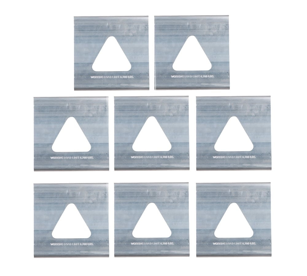 8 Pack Tie-down Triangle J-hook for Reitnouer Flatbed and Step Deck ...