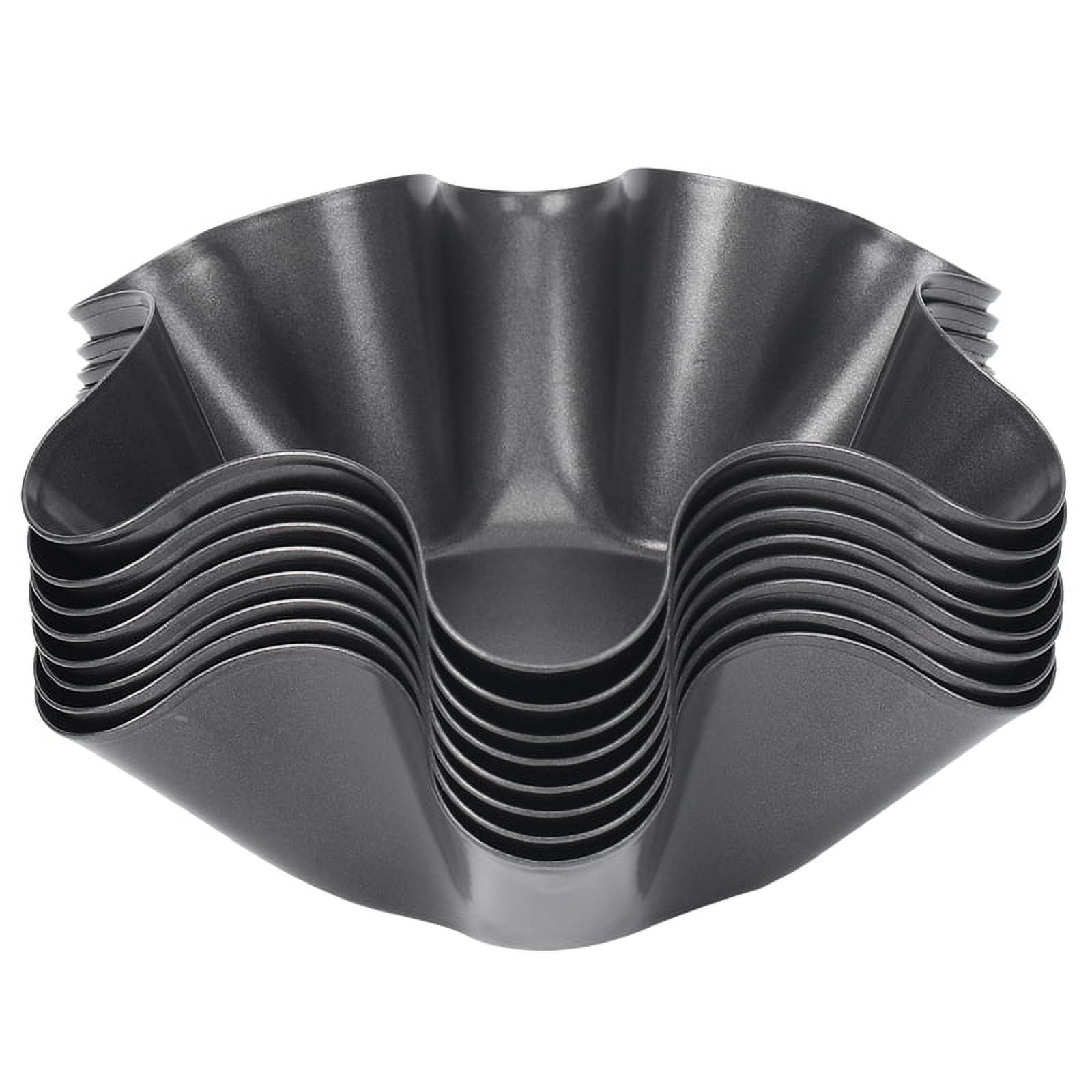 8 Pack Tortilla Bowl Molds Perfect Tortilla Pan Nonstick Taco Shell ...