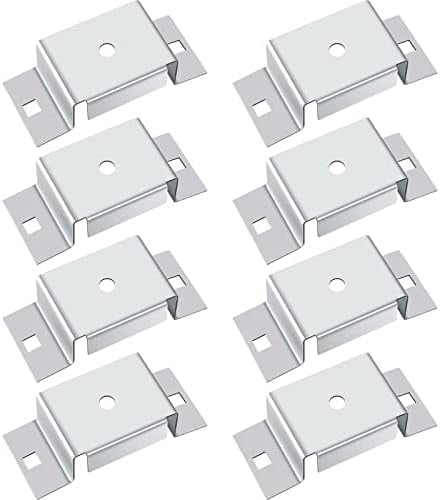 8 Pack Trailer Stake Pocket Brackets Stainless Steel, Fit 2x4 Lumber ...