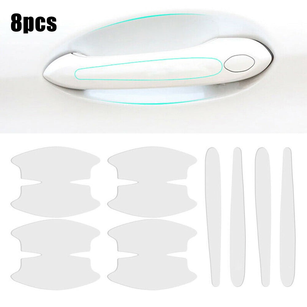 8-Pack Transparent Door Bowl Stickers for Car Handle Protection Film ...