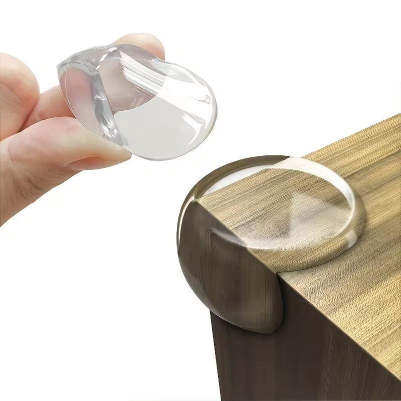 8-Pack Transparent Safety Anti-Collision Corner Protectors - Table ...