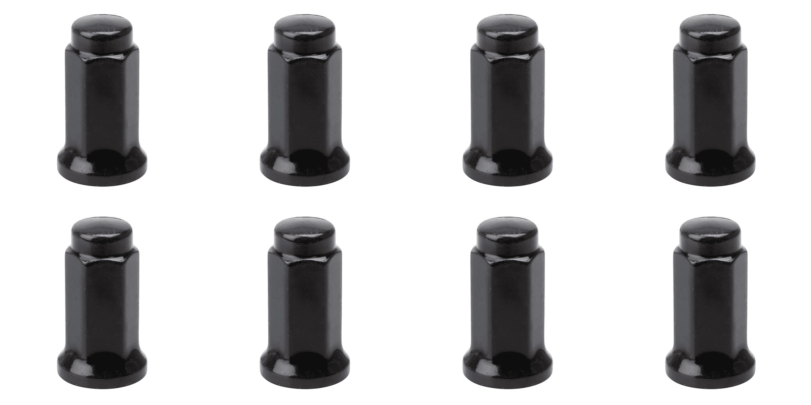 (8 Pack) Tusk Flat Base Lug Nut 10mm x 1.25mm Thread Pitch w/14mm Head ...