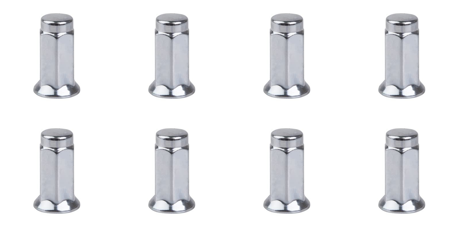 (8 Pack) Tusk Flat Base Lug Nut 10mm x 1.25mm Thread Pitch w/14mm Head ...