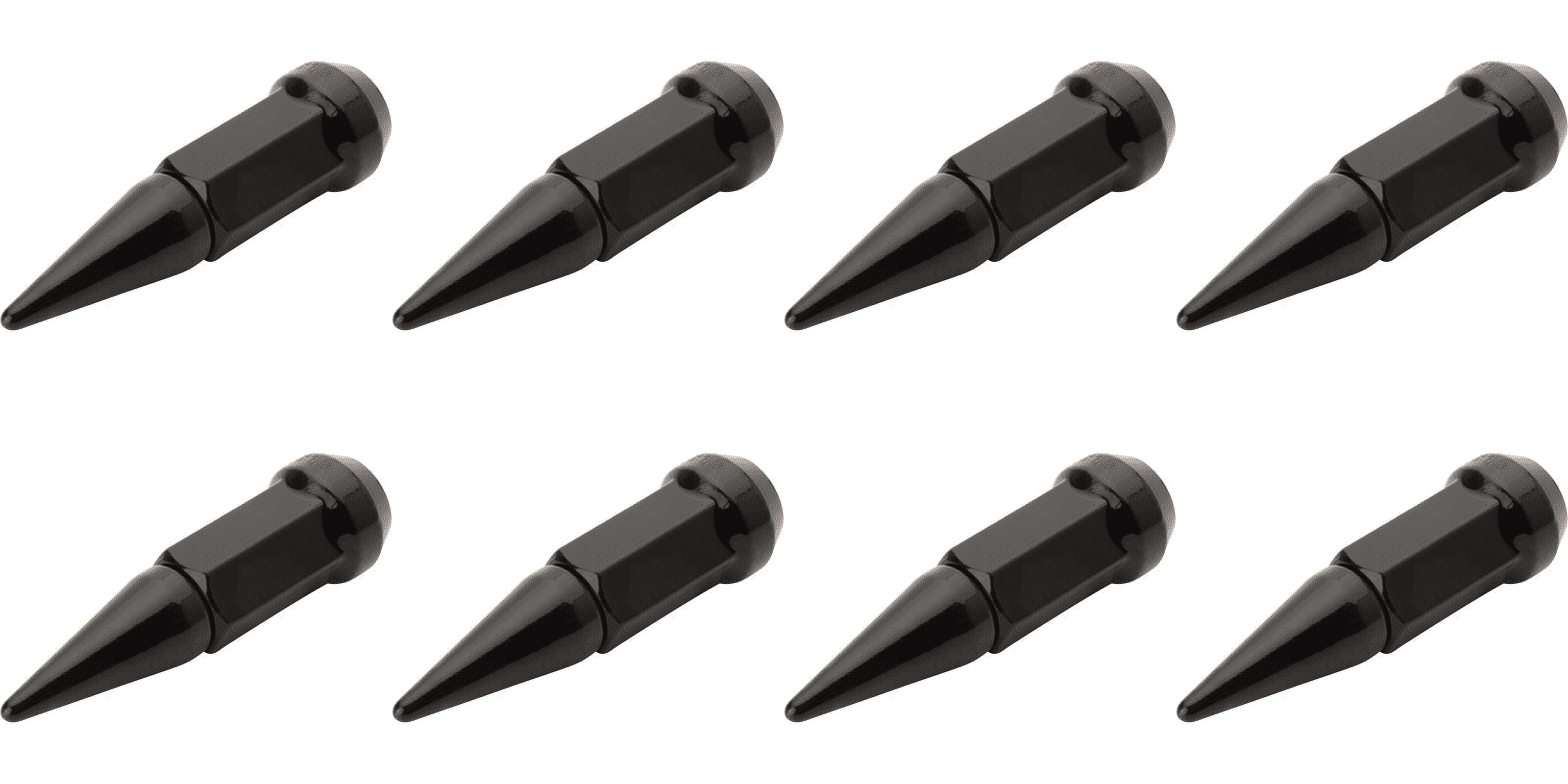 (8 Pack) Tusk Spike Tapered Lug Nut 12mm x 1.50mm Thread Pitch w/ 17mm ...