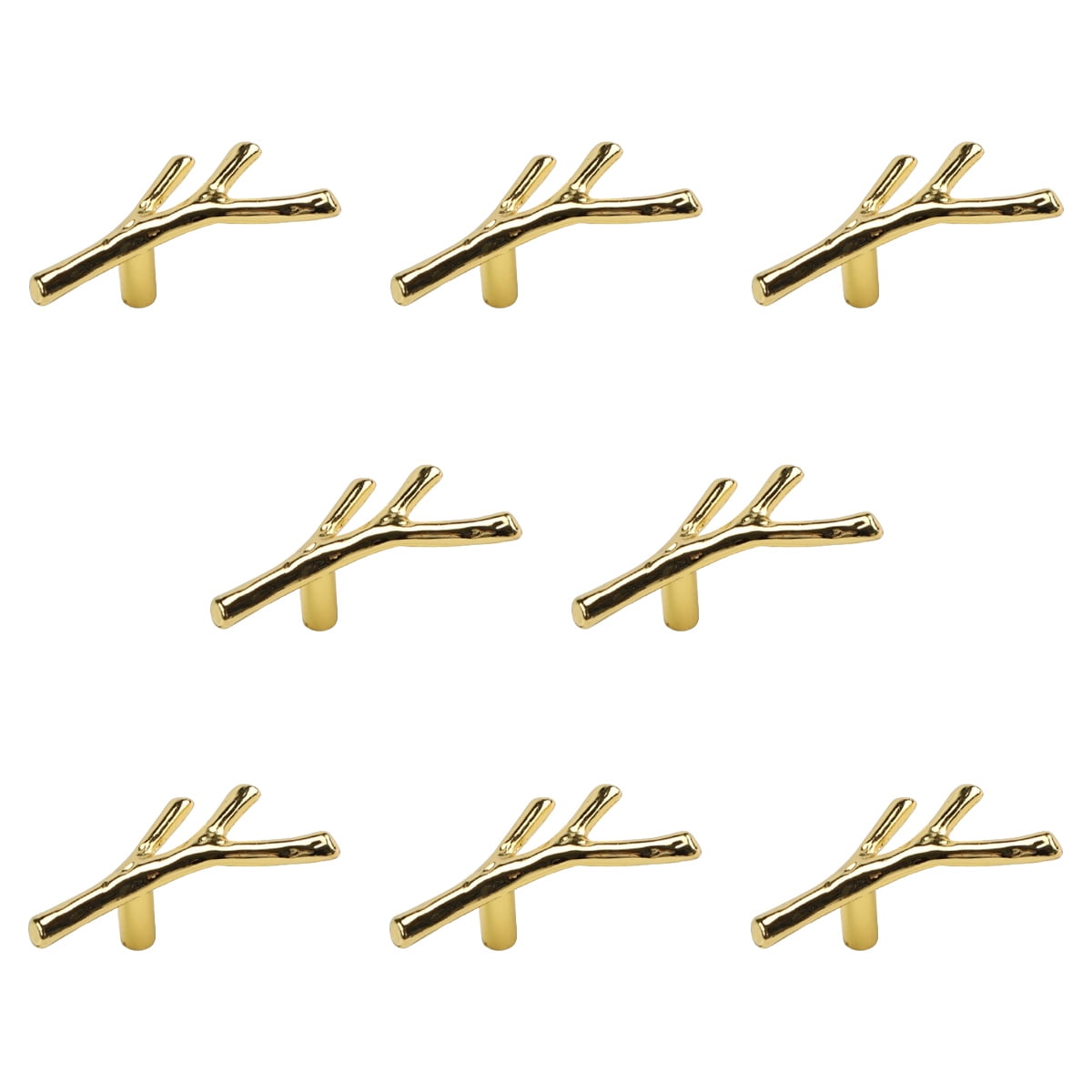 8 Pack Twig Knobs Tree Branch Handles Drawer Knobs Zinc Alloy Pulls ...
