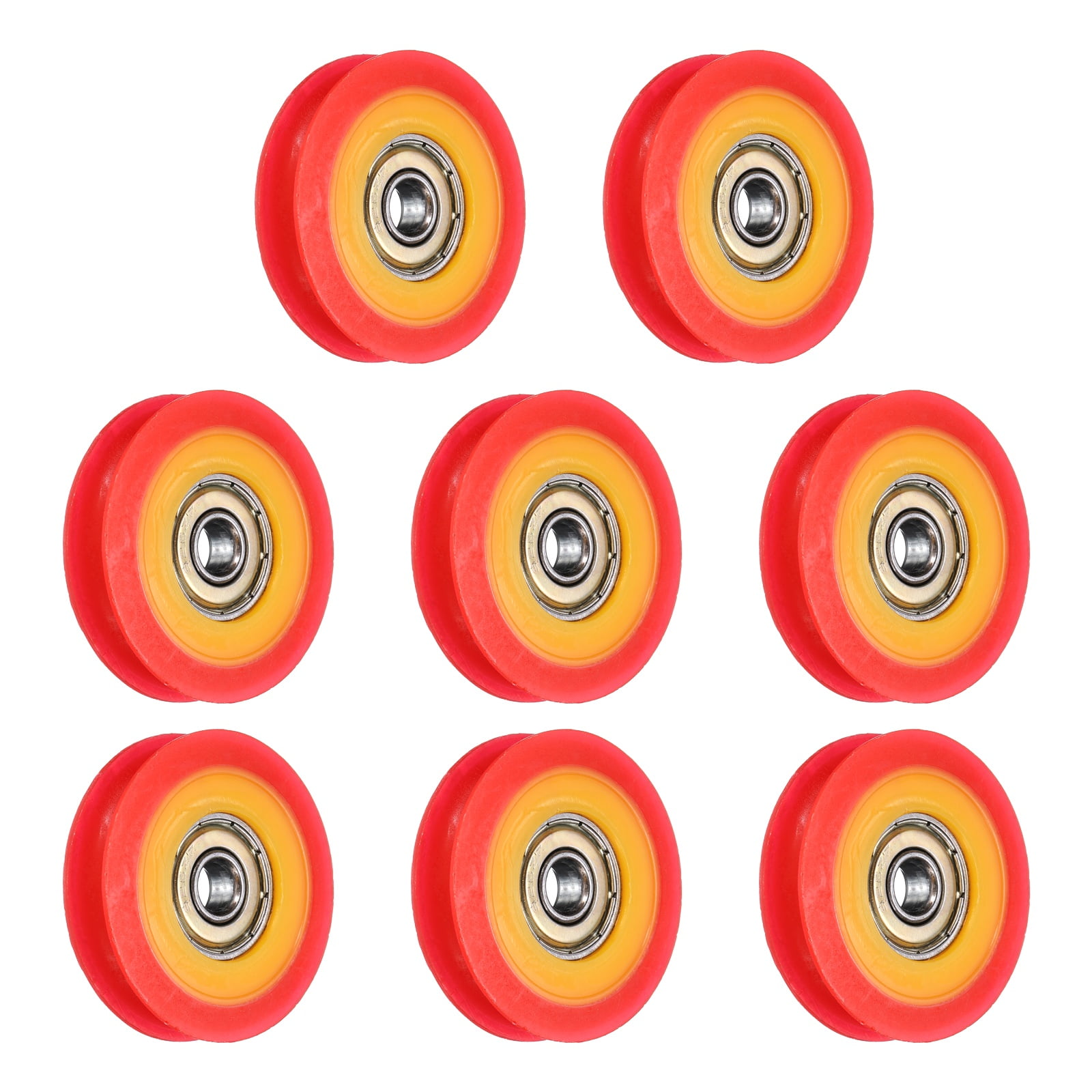 8 Pack U Type Groove Plastic Guide Bearing 6x39x9mm, U Type Pulley ...