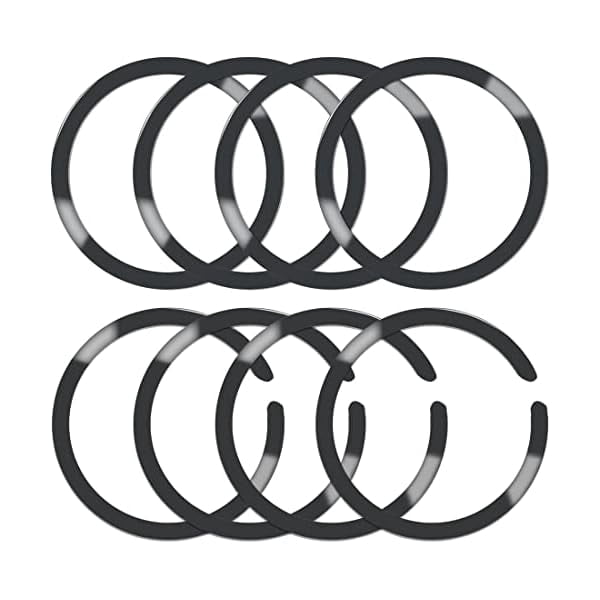 8 Pack Universal Metal Rings Sticker Compatible with MagSafe Magnetic ...