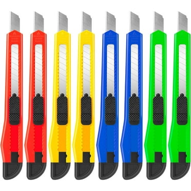 COSCO Retractable Safety Knife, Compact Utility Jiffi-Cutter w/ Blade ...