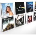 8 Pack Vinyl Record Shelf Wall Mount Shelves, 12 inch Clear Acrylic ...