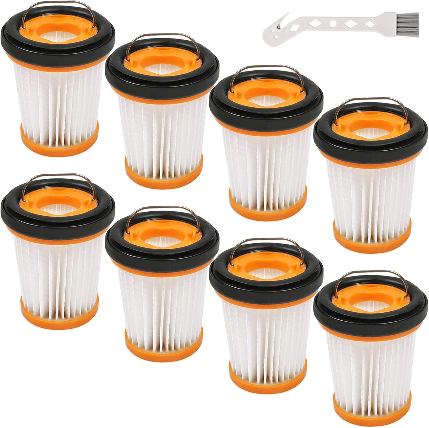 8 Pack WV201 Vacuum Filters Replacement for Shark Wandvac ION W1 S87 ...