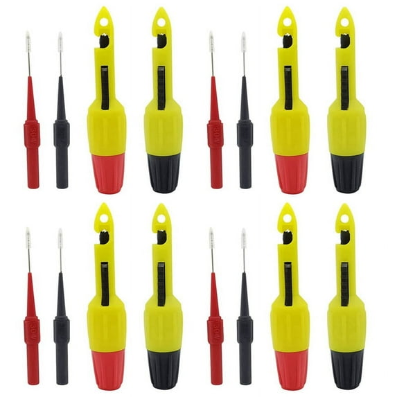8 Pack Wire Piercing Probe Insulation Piercing Clip with Insulated Wire ...