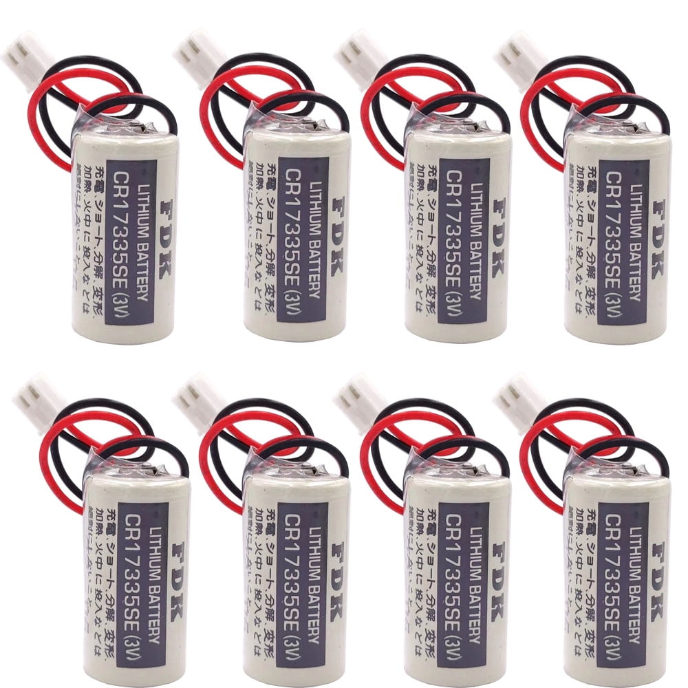 〔8 Pack〕for FDK CR17335SE 3V PLC Battery for Epson Robot Controller RC ...