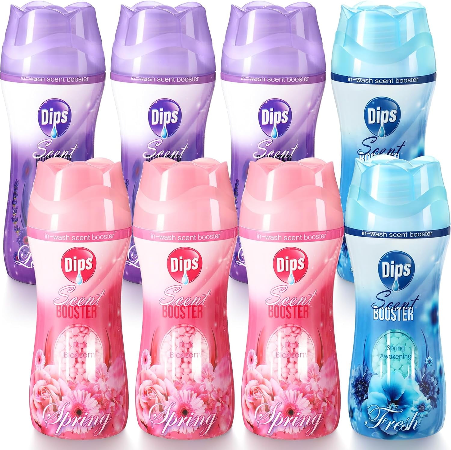8 Pack in Wash Scent Booster Beads 73.6 oz Laundry Boosters Laundry ...
